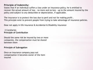 Insurance planning | PPTX