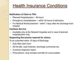 Insurance policy conditions | PPT