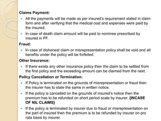Insurance policy conditions | PPT