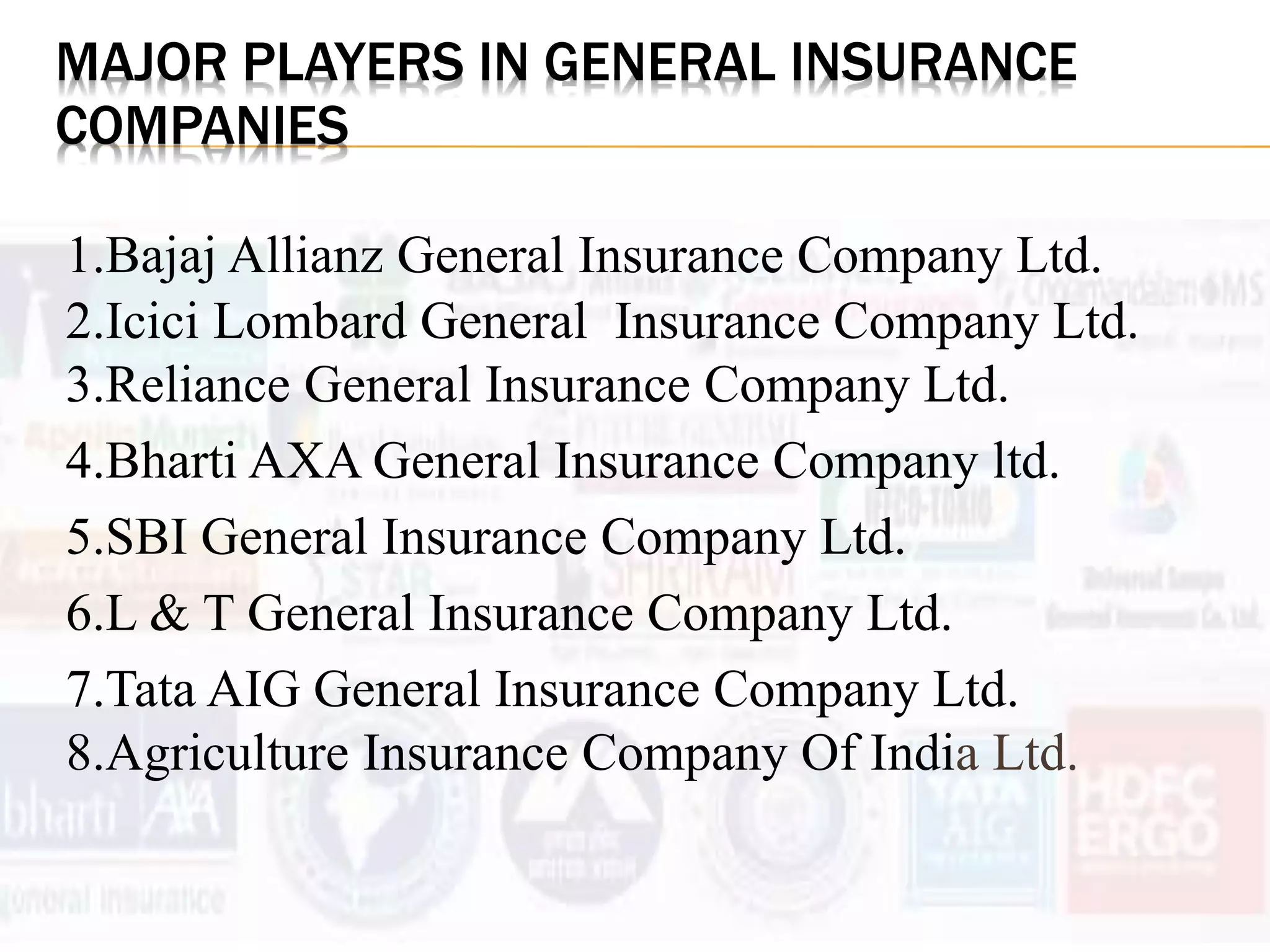 Insurance Sector in India ppt | PPTX