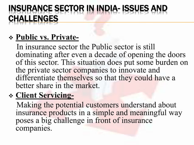 Insurance Sector in India ppt | PPTX | Life Insurance | Insurance
