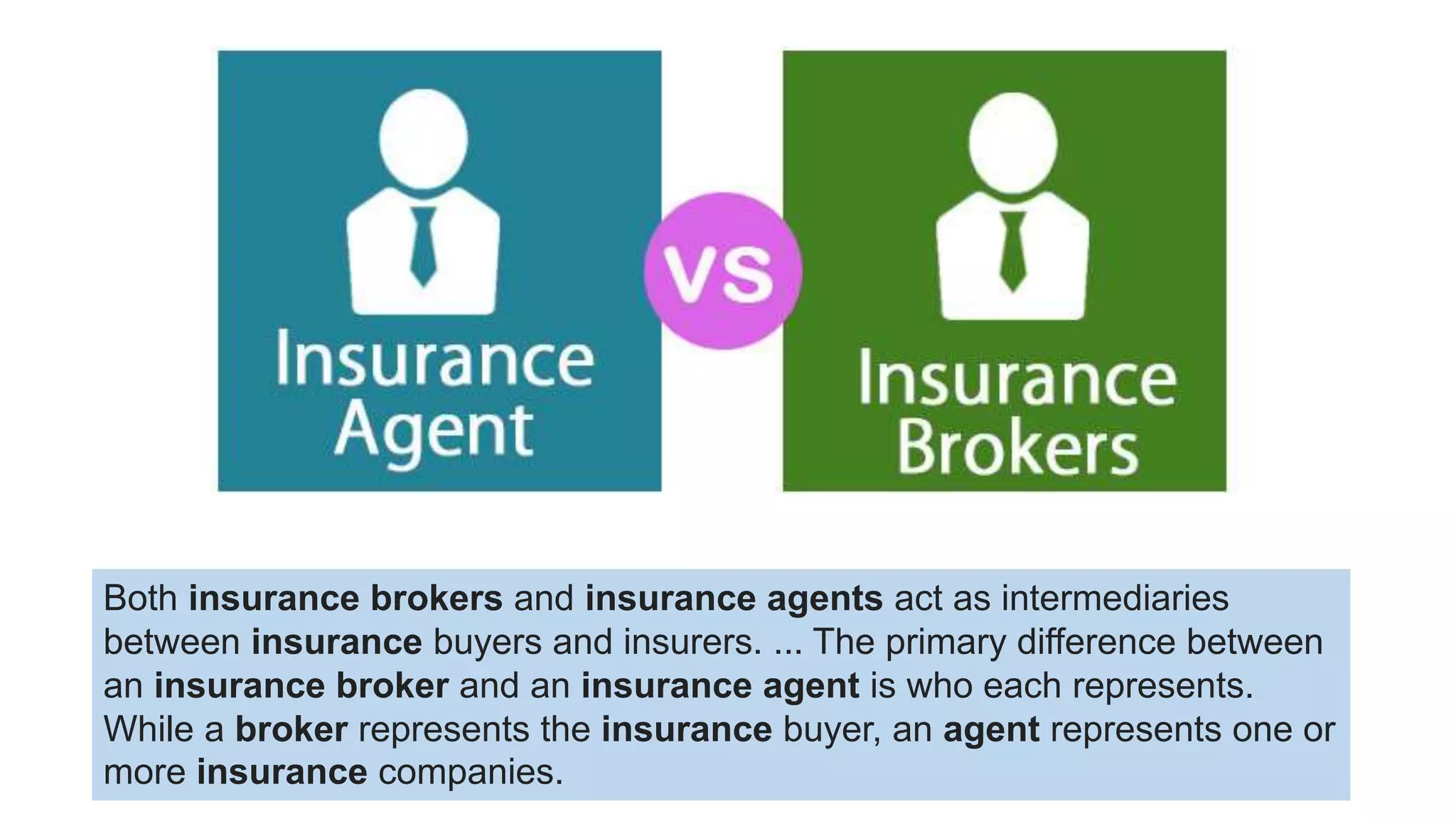 Insurance intermediaries | PPTX