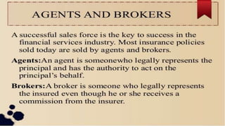 Insurance intermediaries | PPTX