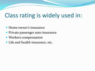 Insurance pricing | PPTX
