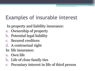 Insurance principles | PPTX