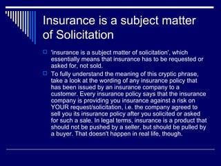 Insurance products (Life Insurance) | PPT