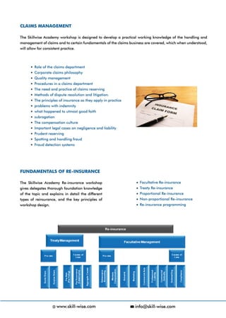 Skillwise Insurance profile | PDF