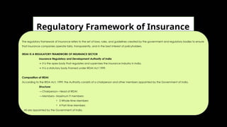 INSURANCE RISK & RETURN RELATIONSHIP AND REGULATORY FRAMEWORK OF ...