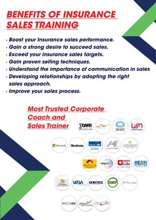 Insurance Sales Training Program To Grow Your Sales | PDF