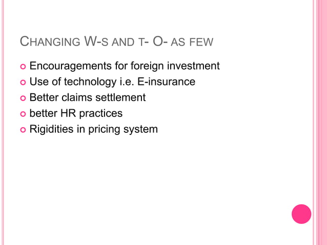 Insurance scenario in india –issues and opportunities | PPT