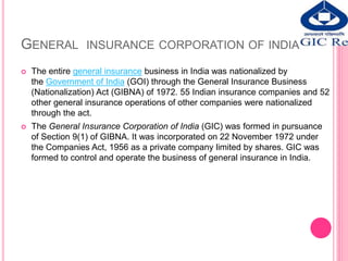 Insurance scenario in india –issues and opportunities | PPTX