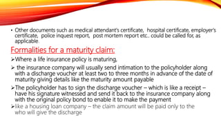 Insurances claim | PPT