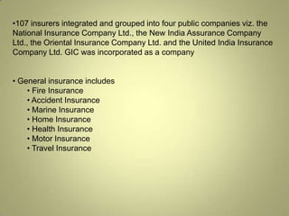 Insurance sectore in india | PPT