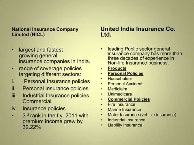 Insurance sectore in india | PPT