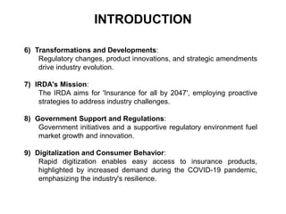 INSURANCE SECTOR IN INDIA.pptxkljkljkjjkl | PPTX