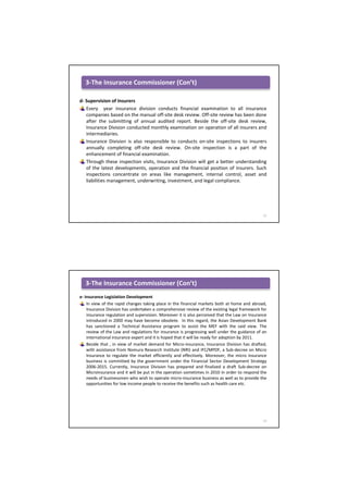 Insurance supervision in cambodia | PDF