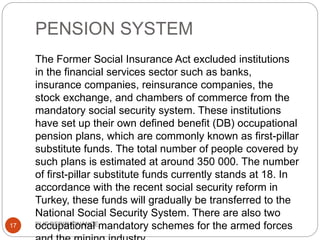 Insurance system in Turkey | PPTX