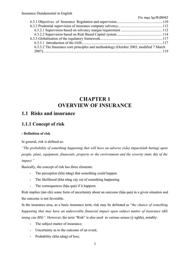 Insurance textbook | DOC