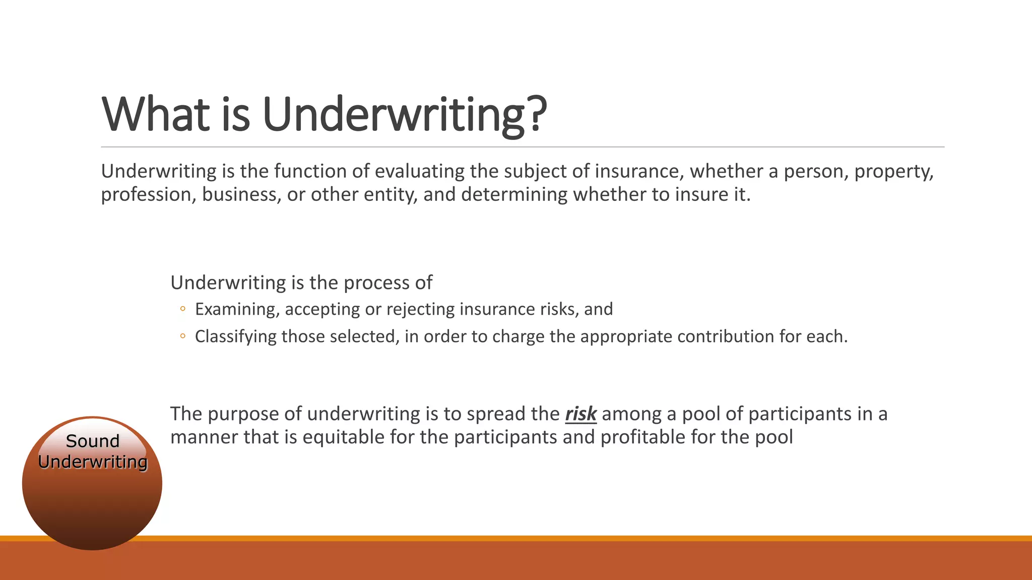 Takaful and Insurance underwriting | PPSX