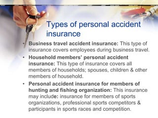 personal Accident Insurance | PPTX