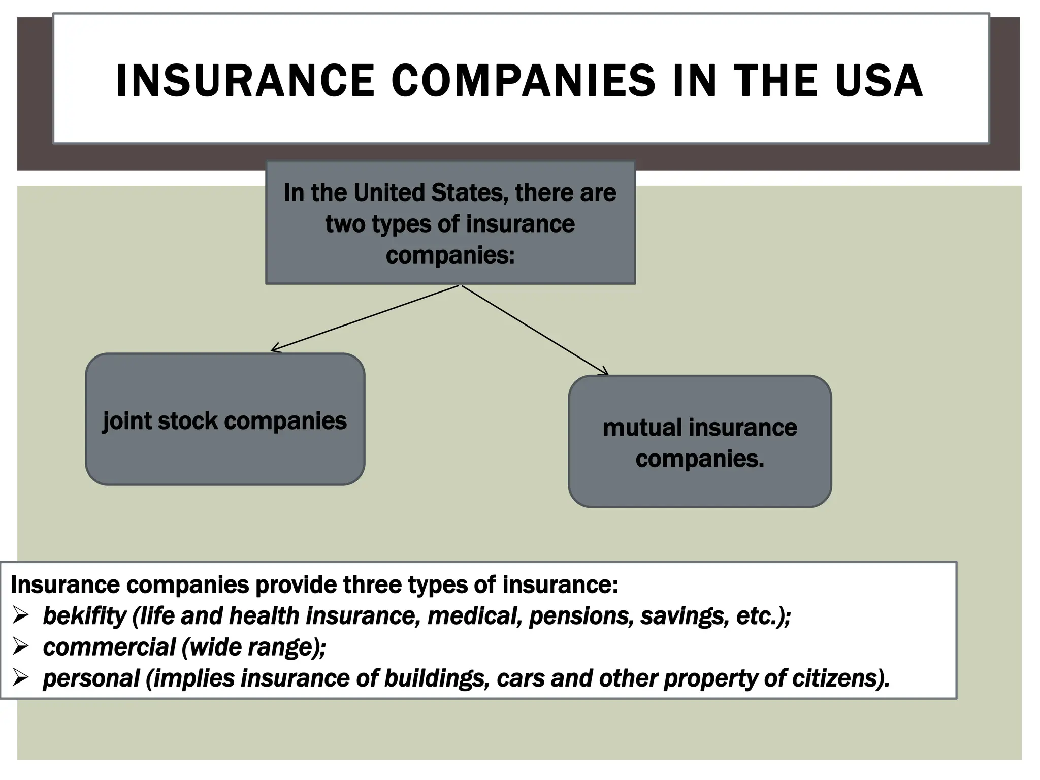 insurance system in foreign countries and examples | PPTX