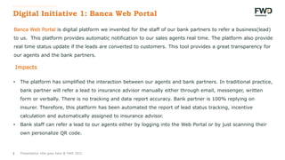 FWD Life Insurance (Cambodia) Plc - Insurer Innovation Award 2023 | PPTX