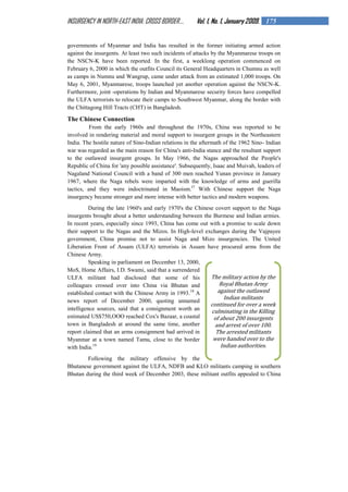 Insurgency in north east | PDF