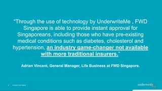 The Digital Innovation Award - UnderwriteMe | PPT