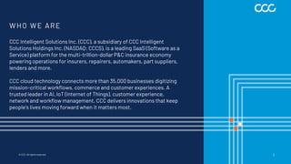 CCC Intelligent Solutions – Insurtech Innovation Award 2023 | PPT