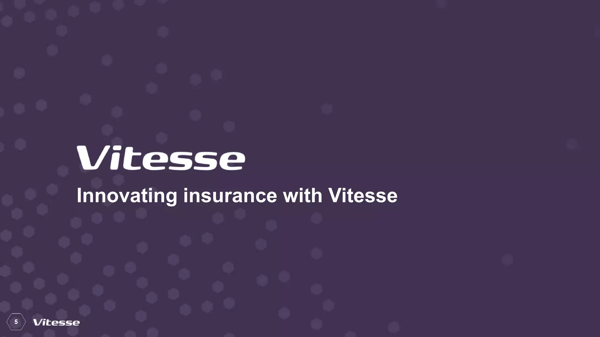 Vitesse - InsurTech Innovation Award 2022 | PPTX | Credit Cards ...