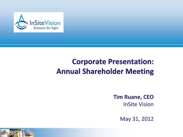 InSite Vision Corporate Presentation | PPT