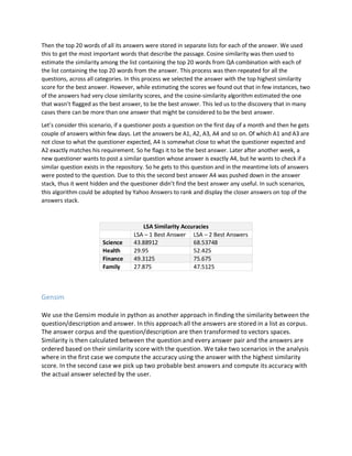 Yahoo Answers! Answer Evaluation | PDF