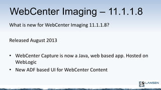 WebCenter Imaging using KFI and OFR - INSYNC Conference Perth 2013 | PPTX