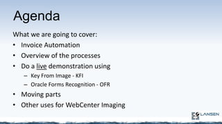 WebCenter Imaging using KFI and OFR - INSYNC Conference Perth 2013 | PPTX