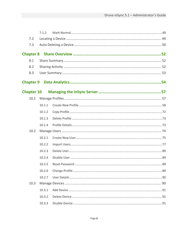 inSync Administrator's Guide Enterprise 5.1 | PDF