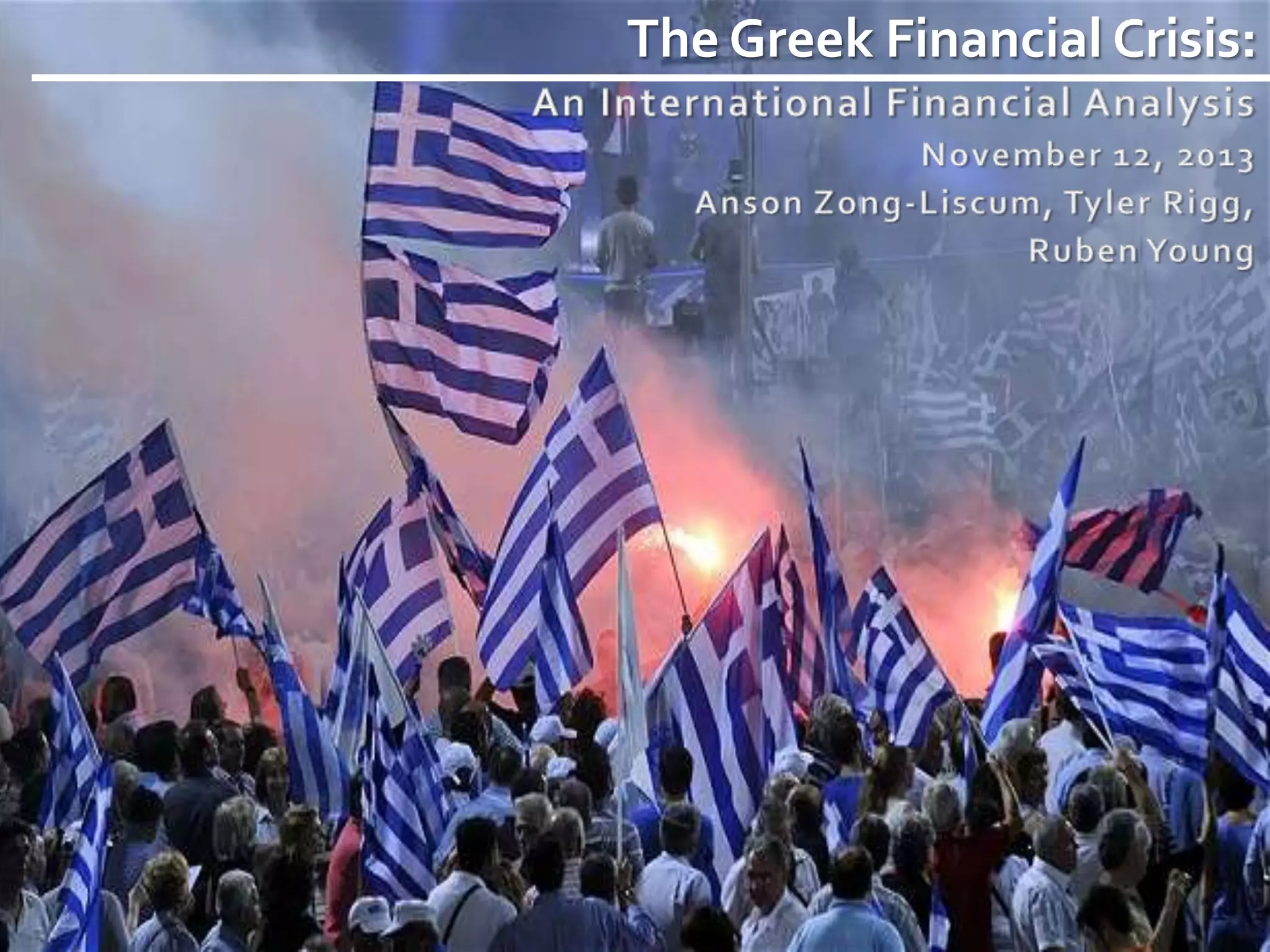 International Finance: Greek Financial Crisis | PPTX