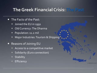 International Finance: Greek Financial Crisis | PPTX
