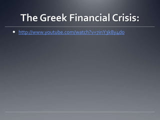 International Finance: Greek Financial Crisis | PPTX