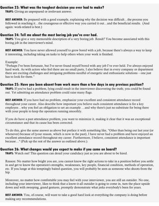 Interview Questions | PDF