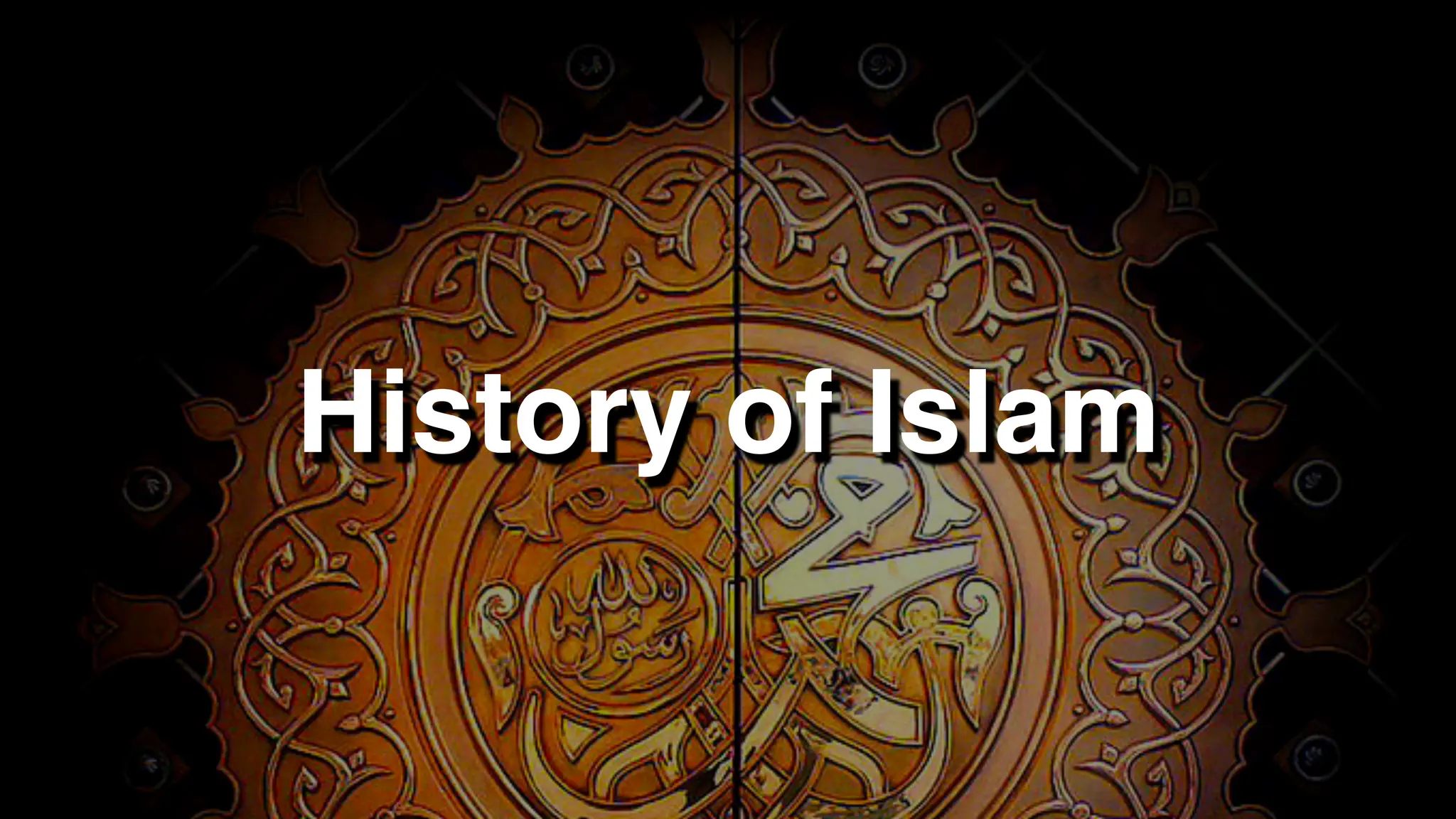 INT-244 Topic 3a Islam | PPT