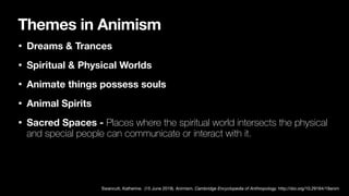 INT-244 Topic 7a Animism and New Religious Movements | PPT
