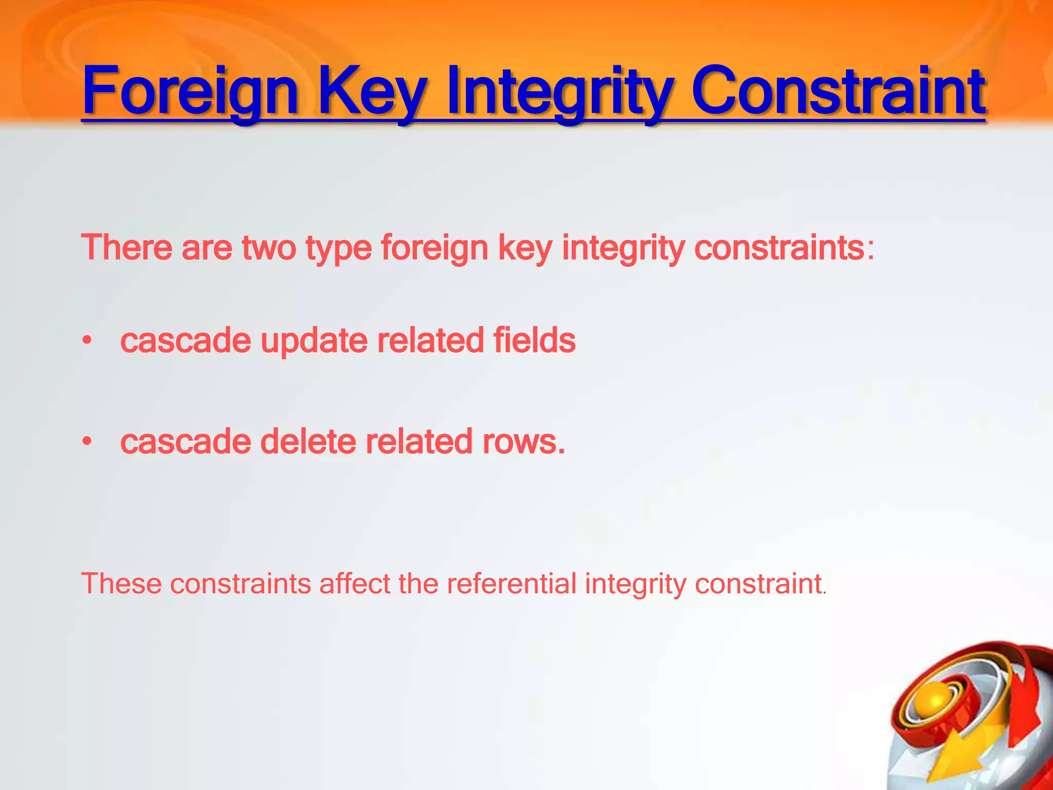 Integrity Constraints | PPTX