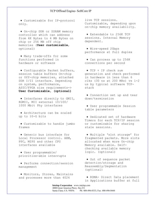 Int 1010 Tcp Offload | PDF | Computer Networking | Computing