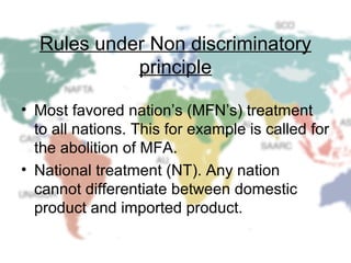 Multilateral Trade Negotiations and Agreements Under GATT and WTO | PPT