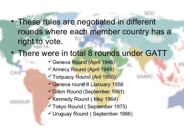Multilateral Trade Negotiations and Agreements Under GATT and WTO Multilateral Trade Negotiations and Agreements Under GATT and WTO