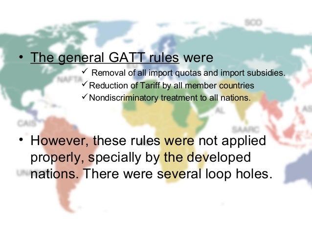Multilateral Trade Negotiations and Agreements Under GATT and WTO Multilateral Trade Negotiations and Agreements Under GATT and WTO