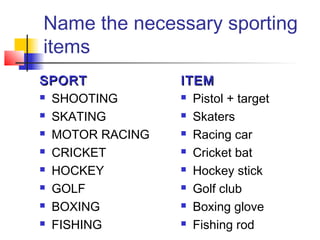 SPORTS | PPT