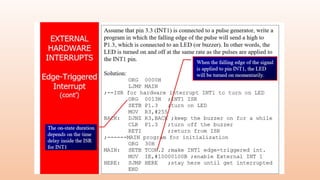interrupts programming in 8051 microcontroller | PPT