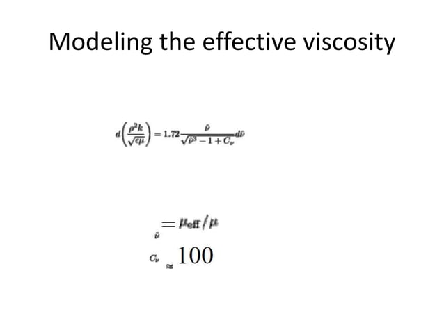 k-epsilon Model | PPT