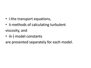 k-epsilon Model | PPT